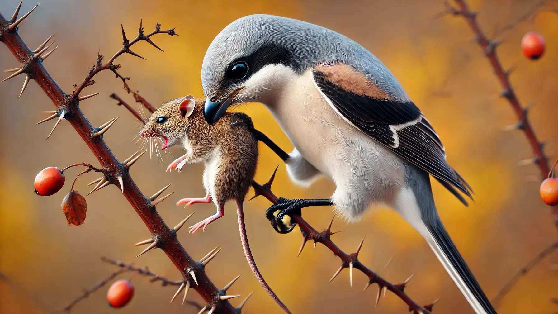 Chim Bách Thanh Phương Bắc (Northern Shrike): Sát Thủ Của Bầu Trời - Loài Vật